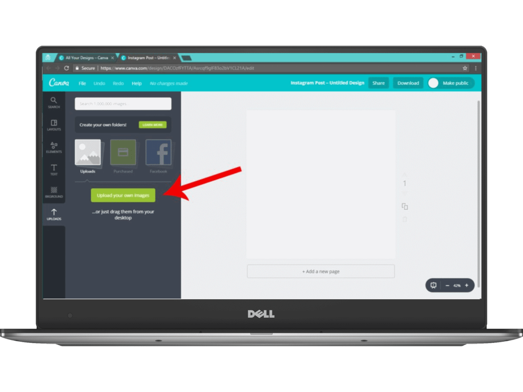 How to Add a Watermark to Photos Using Canva