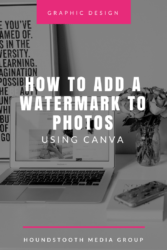 How to Add a Watermark to Photos Using Canva