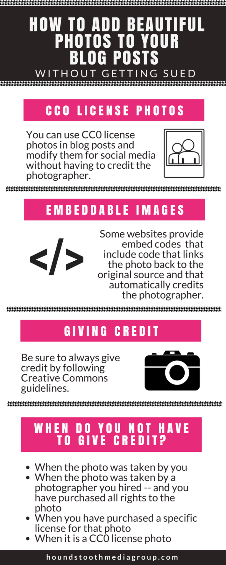 How to Add Beautiful Photos to Your Blog Posts Without Getting Sued